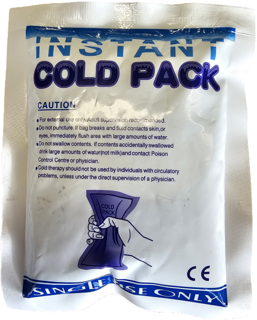 Instant ice pack 105mmx130mm › Packaging Products